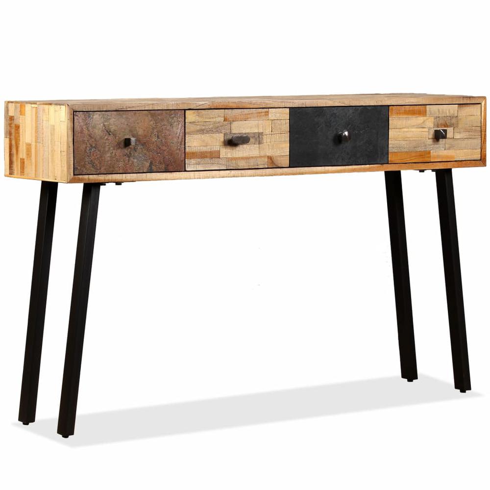 vidaXL Console Table Solid Reclaimed Teak 47.2"x11.8"x29.9", 245403 ...