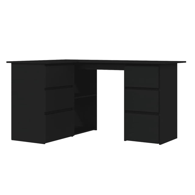 vidaXL Corner Desk Computer Desk Workstation Table Workstation ...