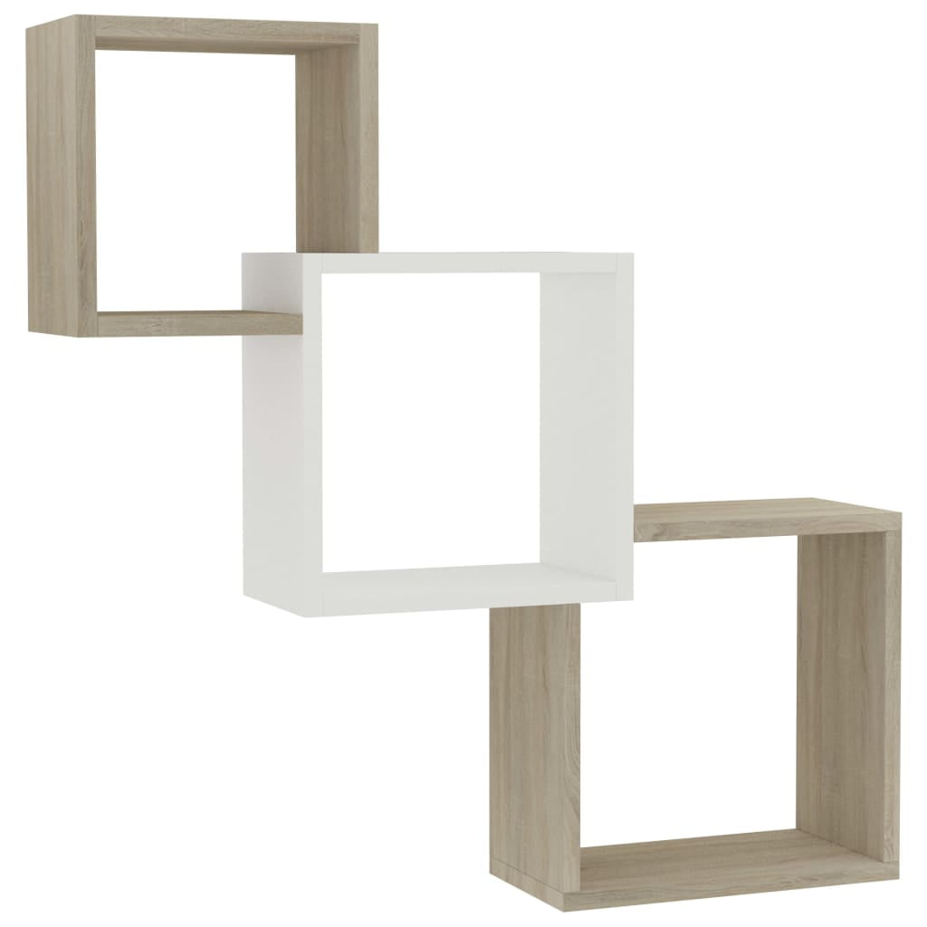 vidaXL Cubicle Shelves Floating Cube Shelves Display Shelves for Book ...