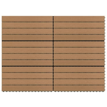 BlockTile Modular Interlocking Garage Floor Tiles, Set of 30 (12" x 12 ...