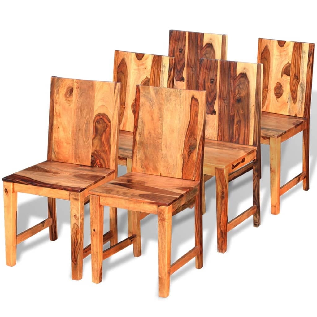 vidaXL Dining Chairs 2 pcs Solid Wood - Walmart.com