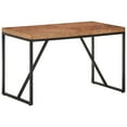 vidaXL Dining Table Kitchen Dining Room Table Solid Acacia and Mango ...