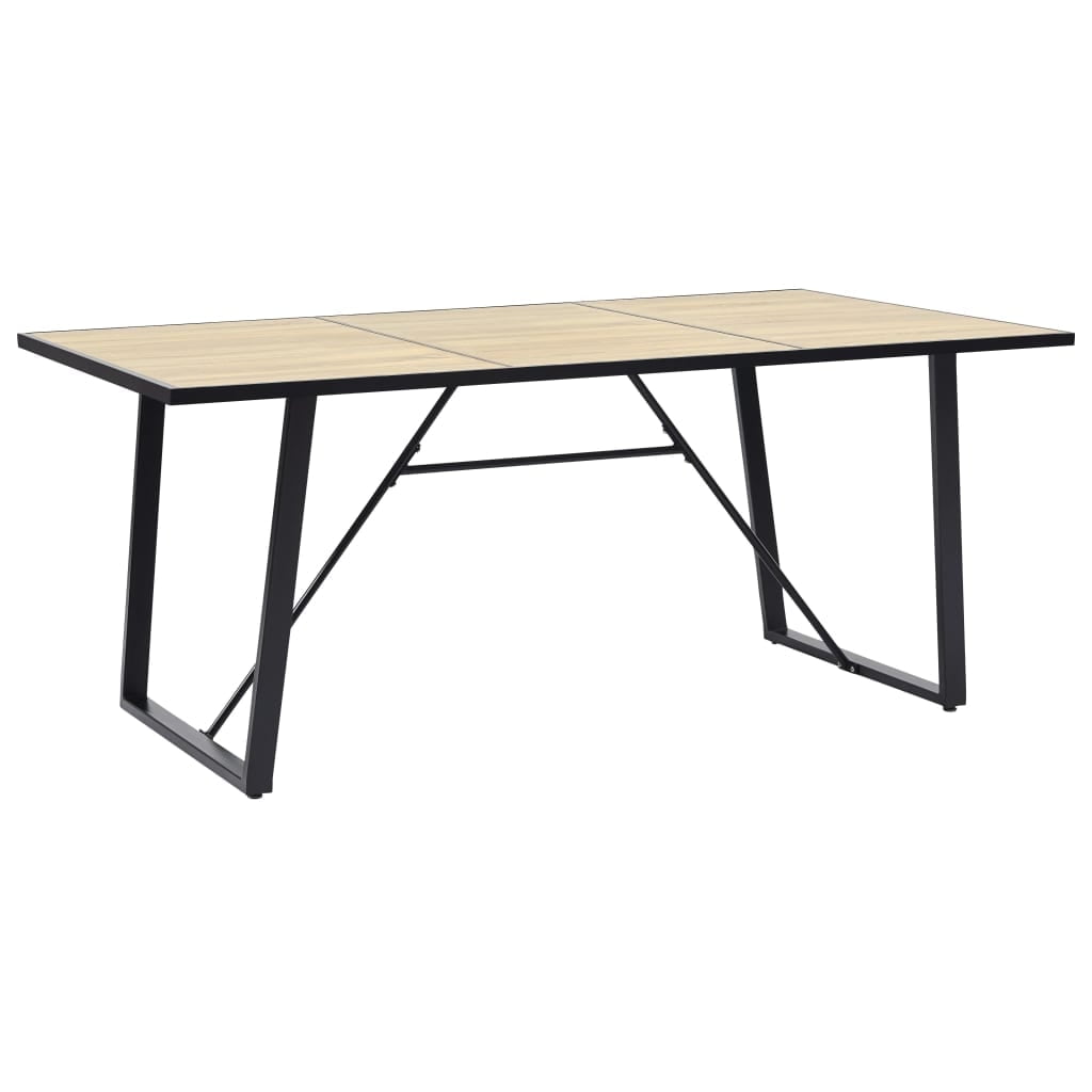 vidaXL Dining Table Kitchen Table Dining Room Breakfast Dinner Table ...