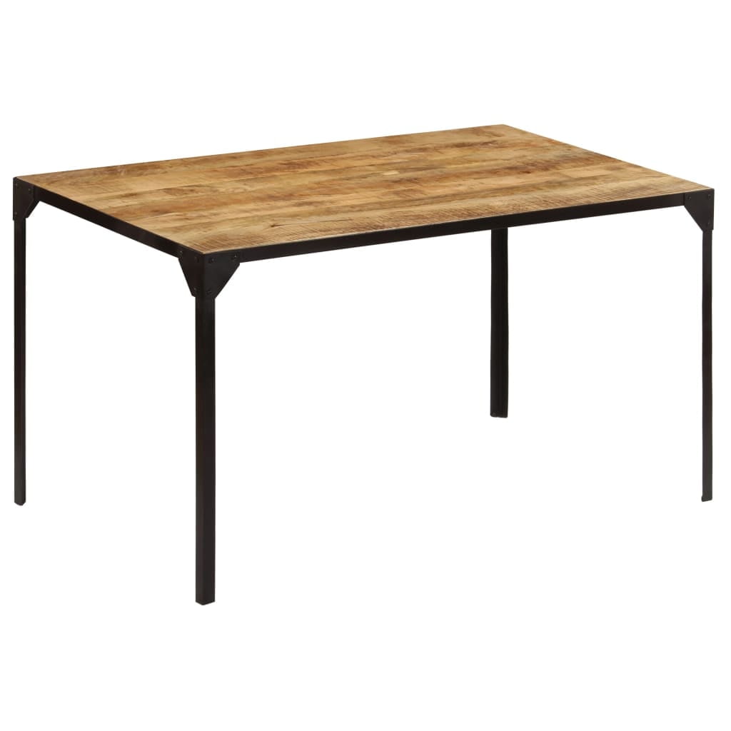 vidaXL Dining Table Kitchen Table Dining Room Dinner Table Solid Mango ...