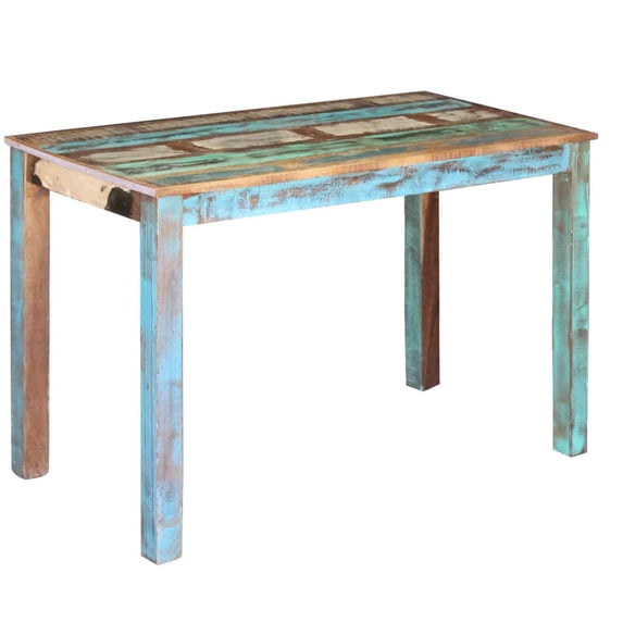 vidaXL Dining Table Solid Reclaimed Wood 45.3"x23.6"x30" - Walmart.com