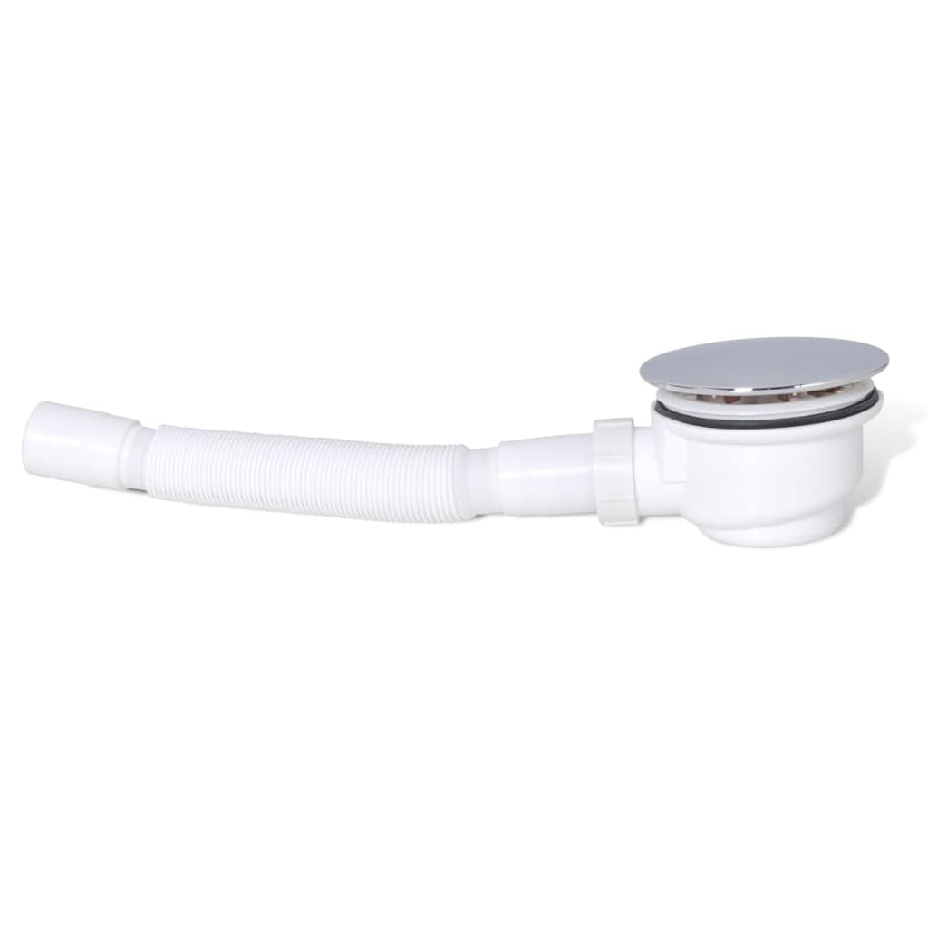 vidaXL Fast Flow Waste Trap Drain & Flexible Hose for Enclosure Tray ...