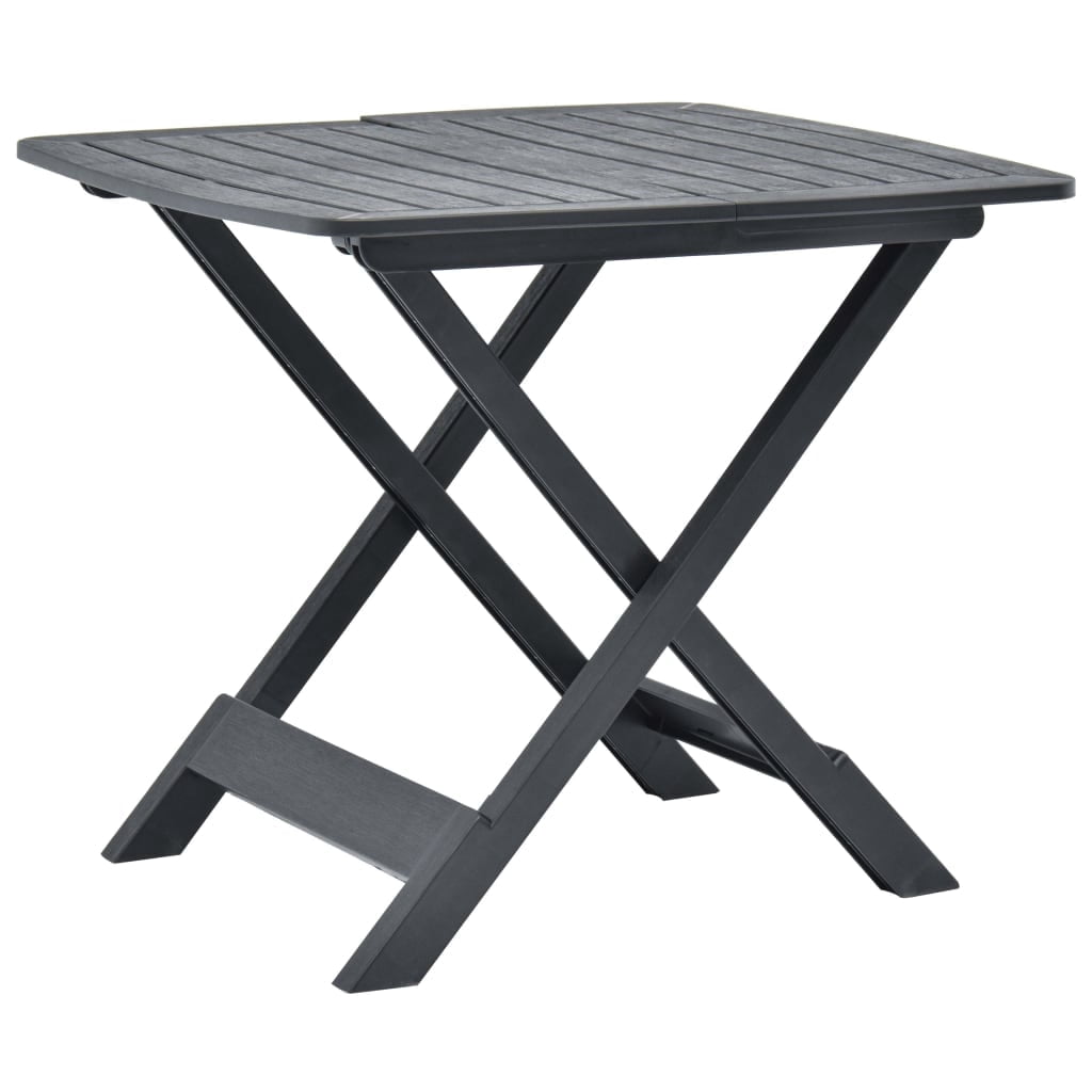 vidaXL Folding Patio Table Outdoor Garden Rectangular Patio Furniture ...