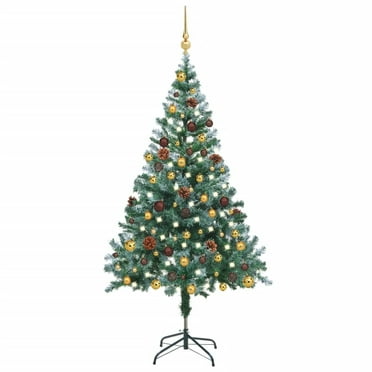 vidaXL Christmas Cone Tree Blue 108 LEDs 2x6 ft - Walmart.com