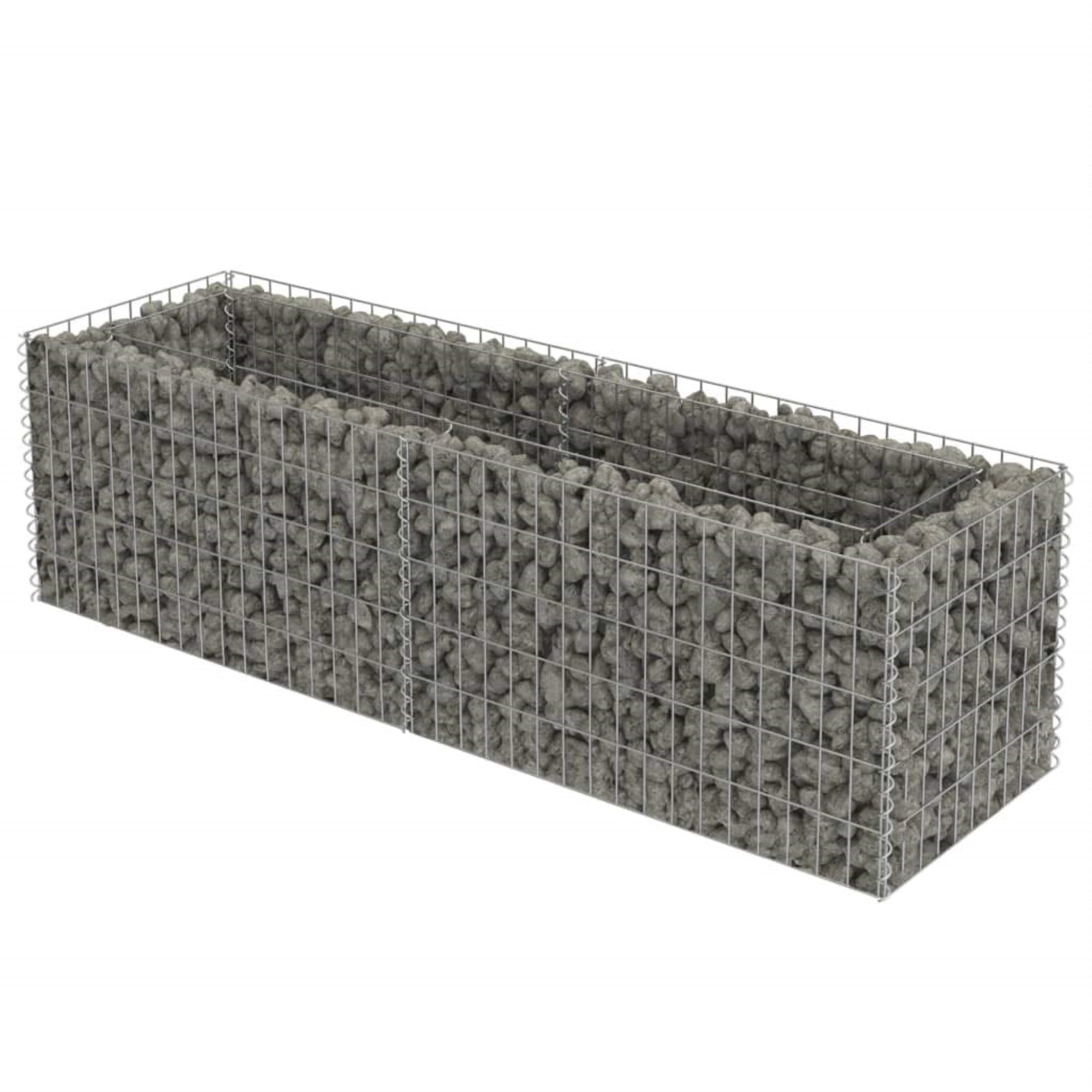 vidaXL Gabion Raised Bed Outdoor Gardening Backyard Park Stone Cage ...