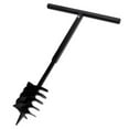 vidaXL Garden Auger Planting Auger Drill Bit with Double Spirals Steel ...