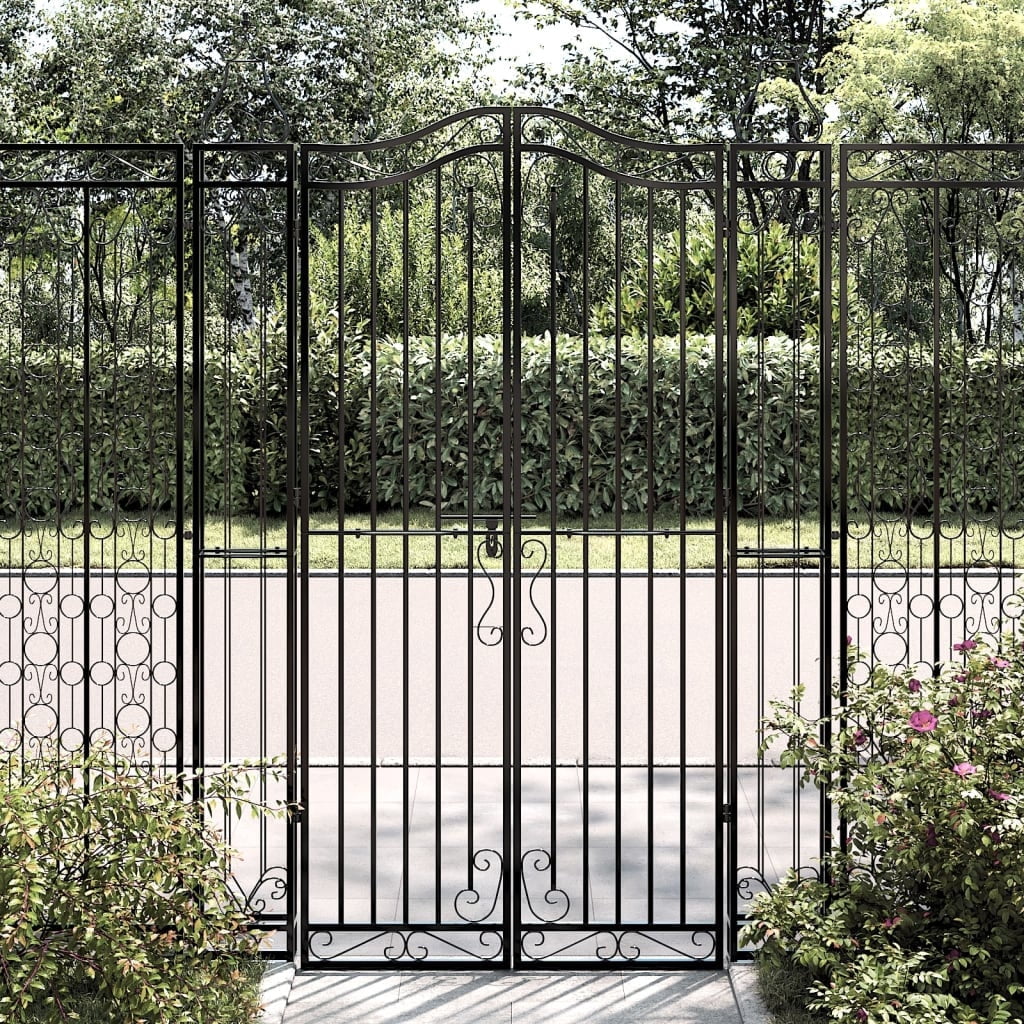 vidaXL Garden Gate Ornamental Fence Gate with Bolt Hinge Trellis ...