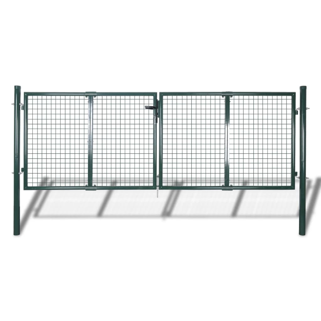 vidaXL Garden Mesh Gate Fence Door Wall Safety Privacy Border Multi ...