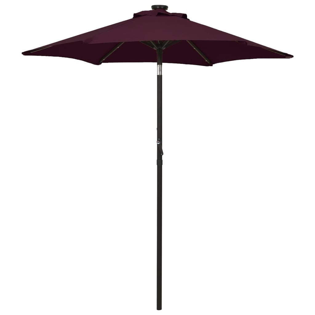 vidaXL Garden Parasol Bordeaux red and dark grey - Walmart.com