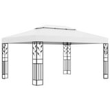 vidaXL Gazebo Pop up Canopy Party Tent Patio Pavilion Shade with Double ...