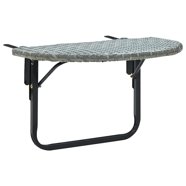 vidaXL Outdoor Side Table Garden Patio Porch End Table with Storage PE ...