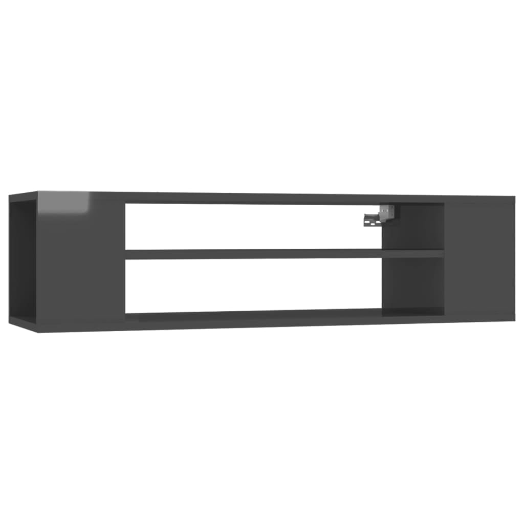 vidaXL Hanging TV Stand, Floating TV Console, Wall-Mounted Shelf, High ...
