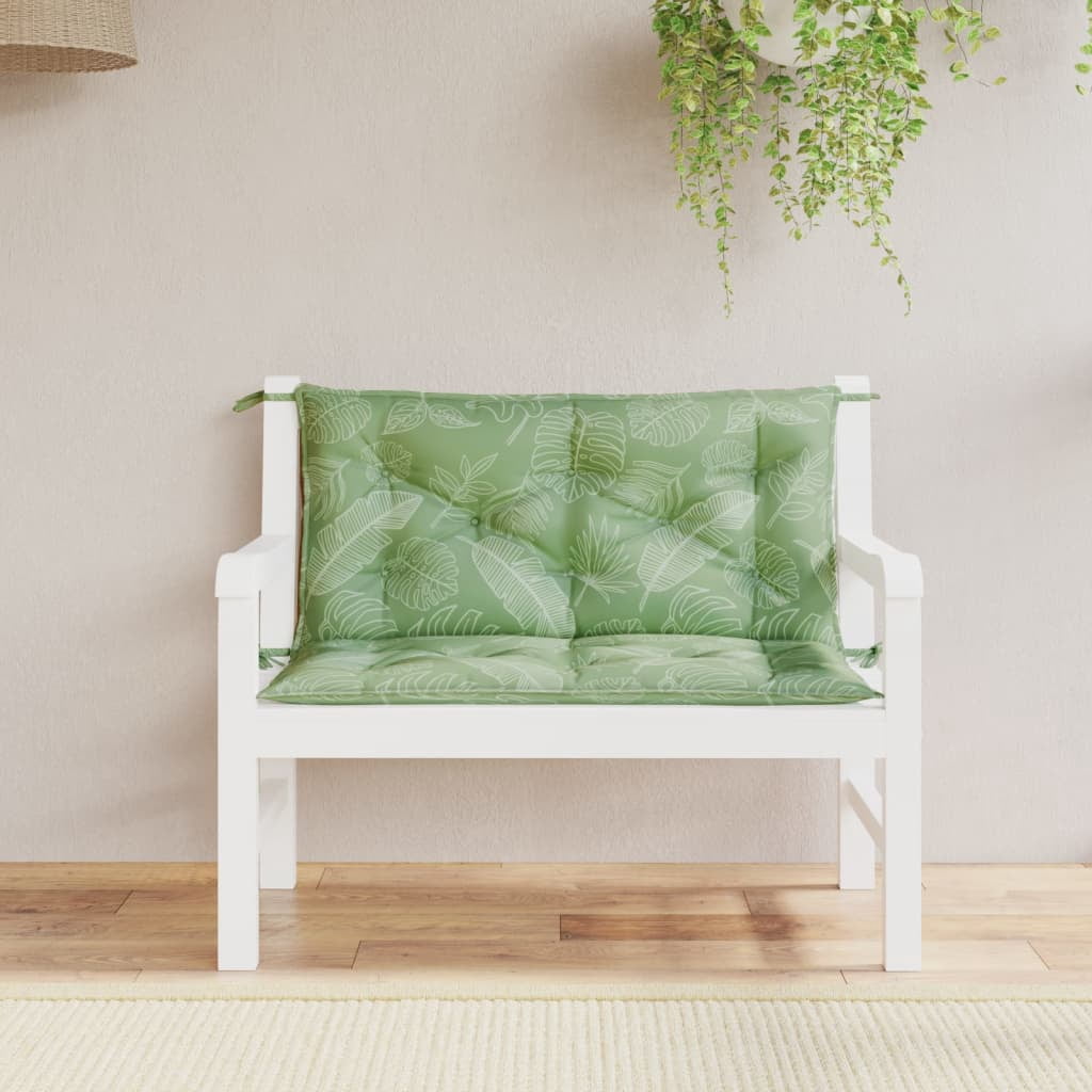 vidaXL Indoor/Outdoor Bench Cushions 2 pcs, Water-Repellent, Lead ...