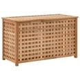 vidaXL Laundry Chest Basket with Removable Fabric Inner Bag Solid Wood ...