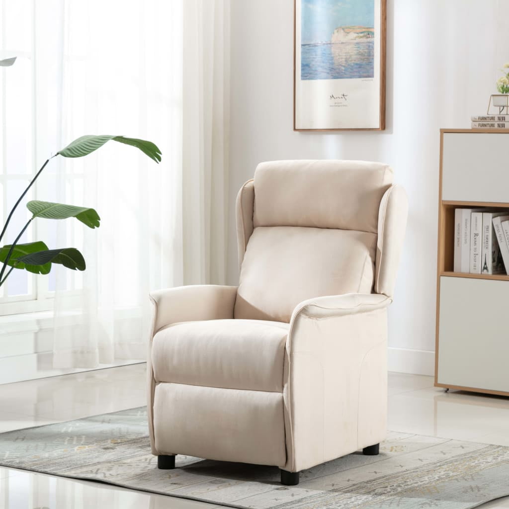 vidaXL Massage Recliner Fabric Electric Sofa TV Chair Furniture Multi ...