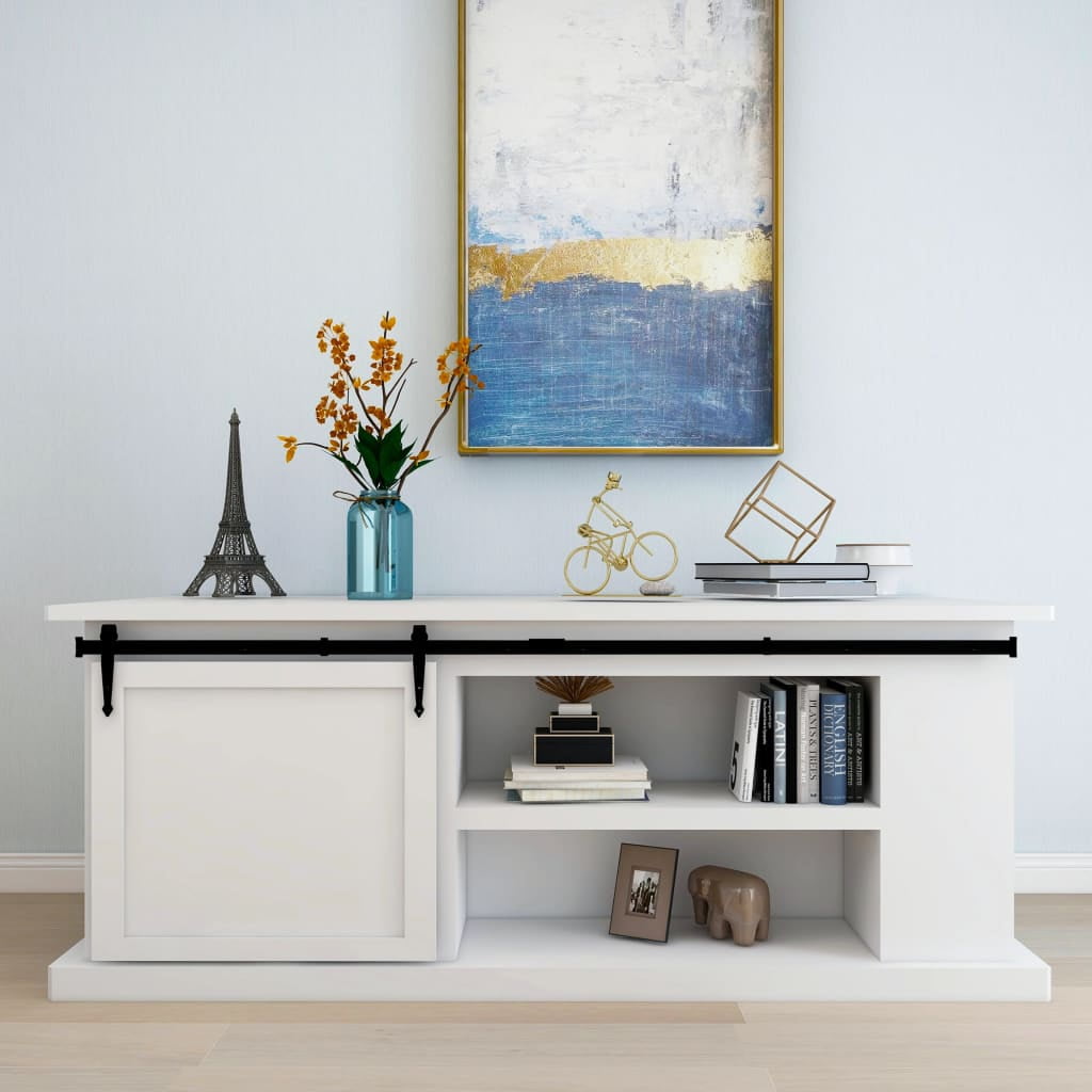 vidaXL Mini Sliding Cabinet Door Kit Carbon Steel 72" - Walmart.com