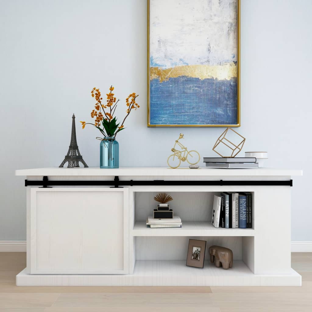 vidaXL Mini Sliding Cabinet Door Kit Carbon Steel 72" - Walmart.com