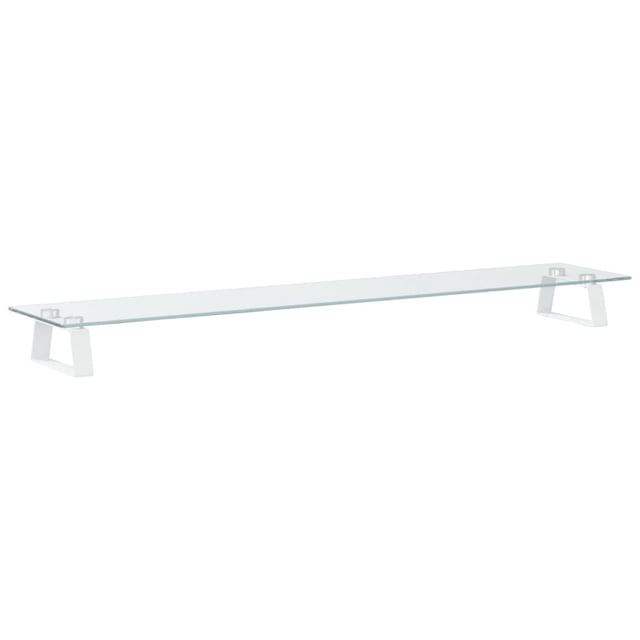 vidaXL Tempered Glass & Metal Electronic Stand, White - Walmart ...