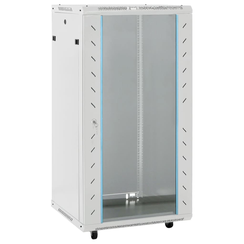 vidaXL Network Cabinet IT Data Storage Rack Unit Standing Network ...