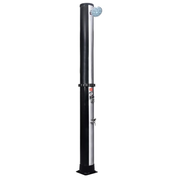 vidaXL Outdoor Solar Shower Swimming Pool Shower with Faucet Shower ...