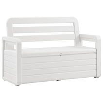 Rubbermaid Patio Chic Deck Box Storage Bench, Dark Teak - Walmart.com