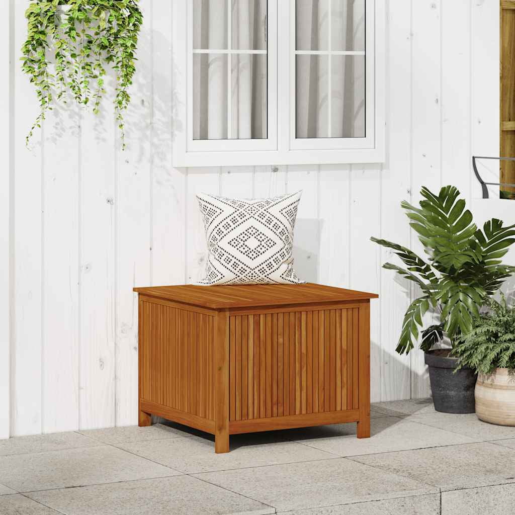 vidaXL Outdoor Water-Resistant Solid acacia wood Deck Box, Brown ...