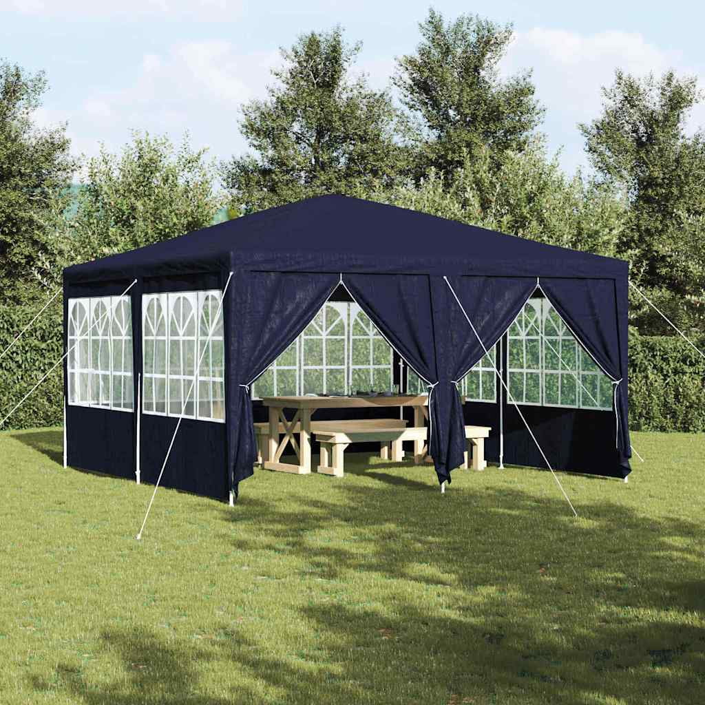 vidaXL Party Tent Blue and White 400 x 400 x 266 cm - Walmart.com