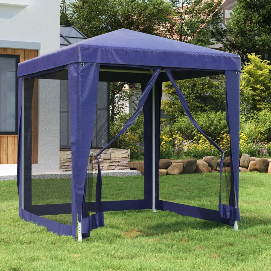 vidaXL Enclosed Pavilion Party Tent, Backyard Outdoor Gazebo Marquee ...