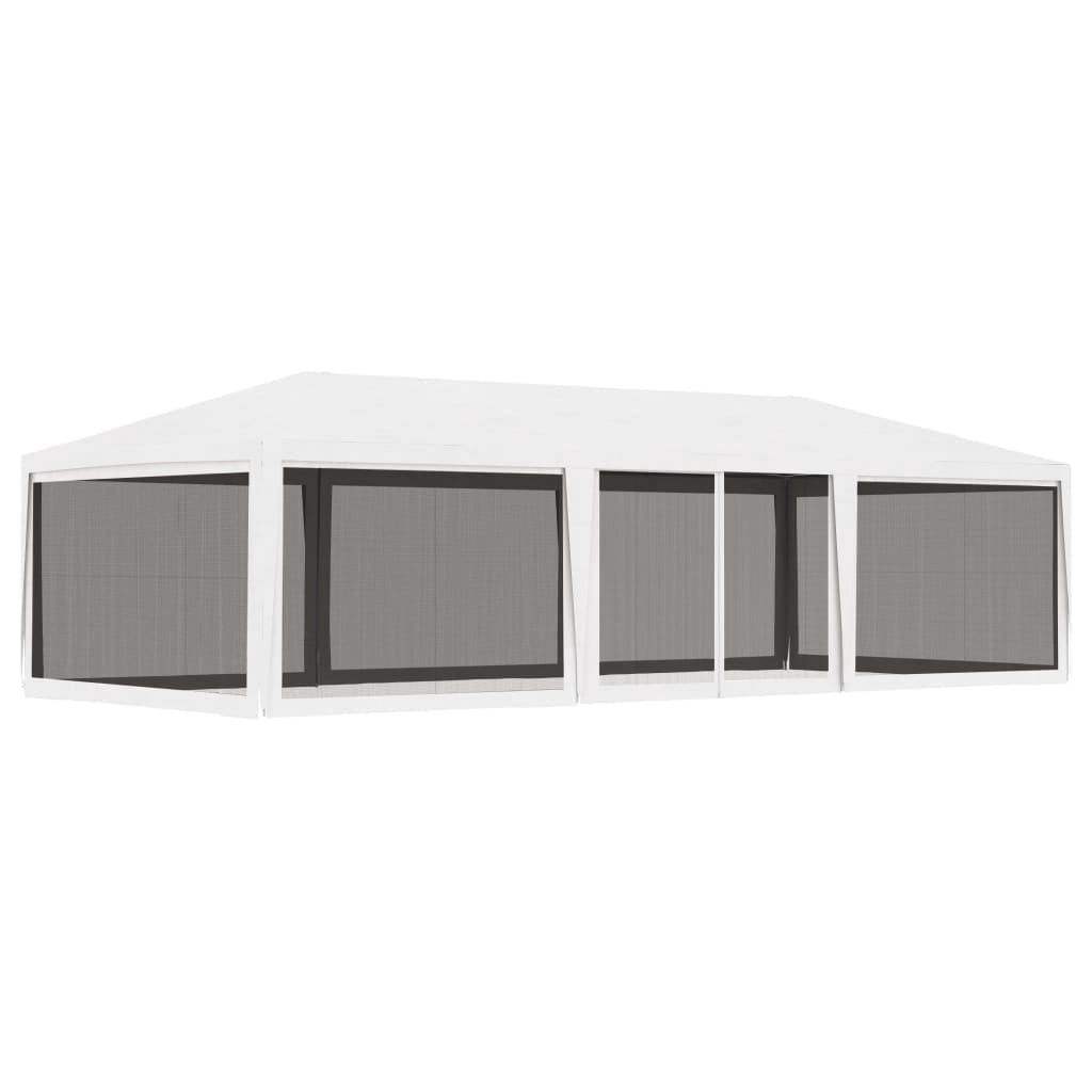 vidaXL Party Tent Outdoor Canopy Tent Gazebo Marquee with 4 Mesh ...
