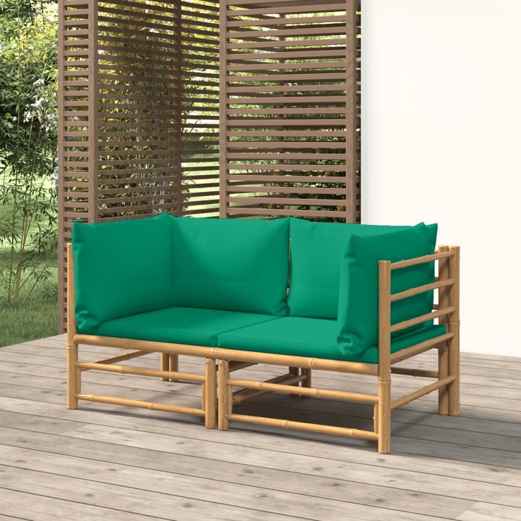 Bamboo corner sofa store