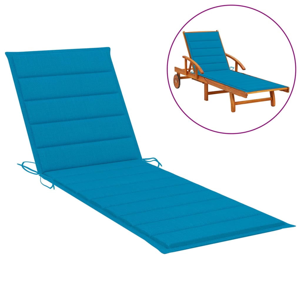 vidaXL Patio Cushion Garden Outdoor Sun Lounger Chair Cushion Oxford ...