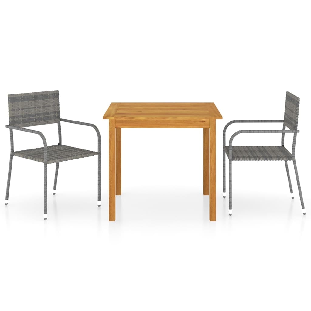 vidaXL Patio Dining Set Outdoor Dining Table and Chairs Patio ...
