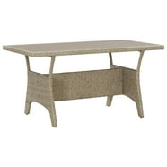 vidaXL Outdoor Dining Table Patio Table with Storage Solid Acacia Wood ...