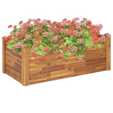 Outdoor Garden Urban Raised Planter Green - Walmart.com