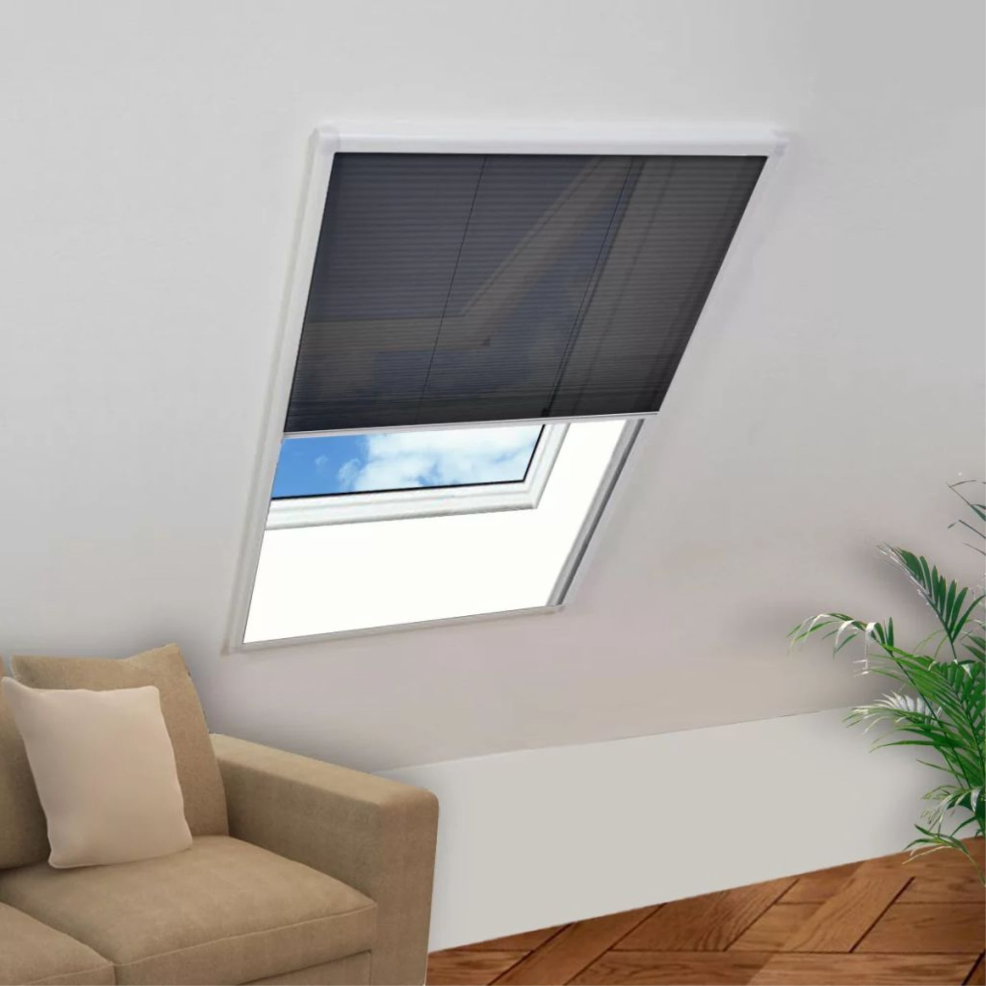 vidaXL Plisse Insect Screen for Windows Aluminum 23.6"x31.5" - Walmart ...