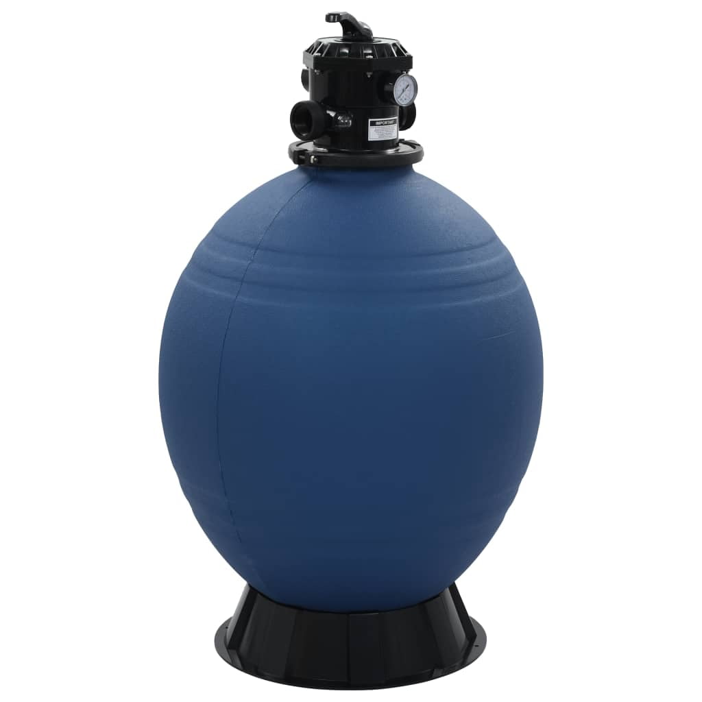 vidaXL Pool Sand Filter with 6 Position Valve Above Ground Pool Sand ...