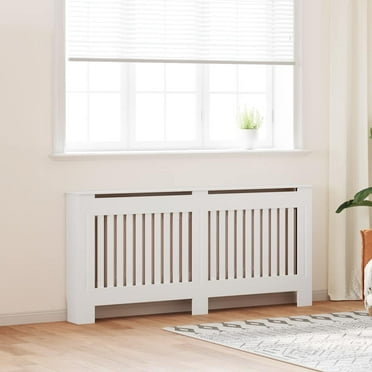 Ergode White MDF Radiator Cover Heating Cabinet 44" - Walmart.com