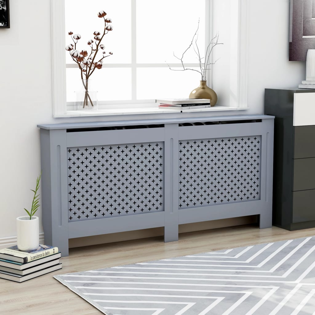 vidaXL Radiator Cover Radiator Guard for Home Office Heater Cabinet ...