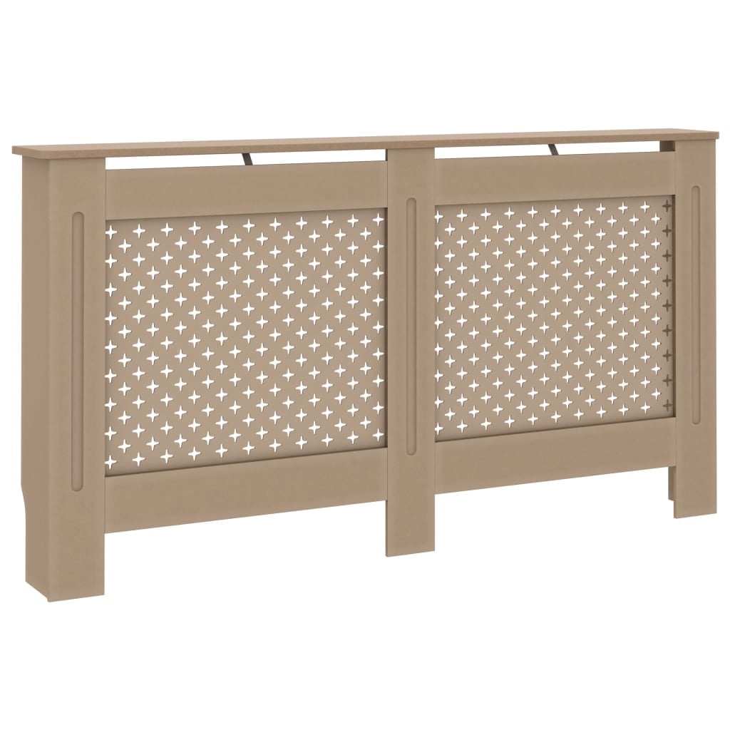vidaXL MDF Radiator Cover with Shelf, Stylish Guard for Home Office ...