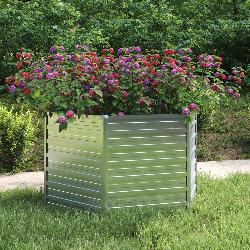 vidaXL Raised Garden Bed Outdoor Flower Box Patio Planter Pot ...