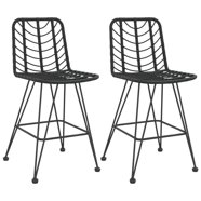BizChair 18" Table Height Stool, Stackable Backless Metal Indoor Dining ...