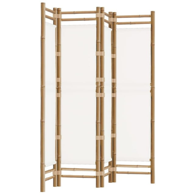 vidaXL Room Divider Foldable 6 Panel Room Divider Screen Bamboo and ...
