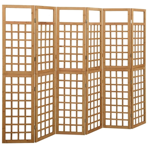 vidaXL Room Divider Freestanding Privacy Screen for Bedroom Solid Wood ...