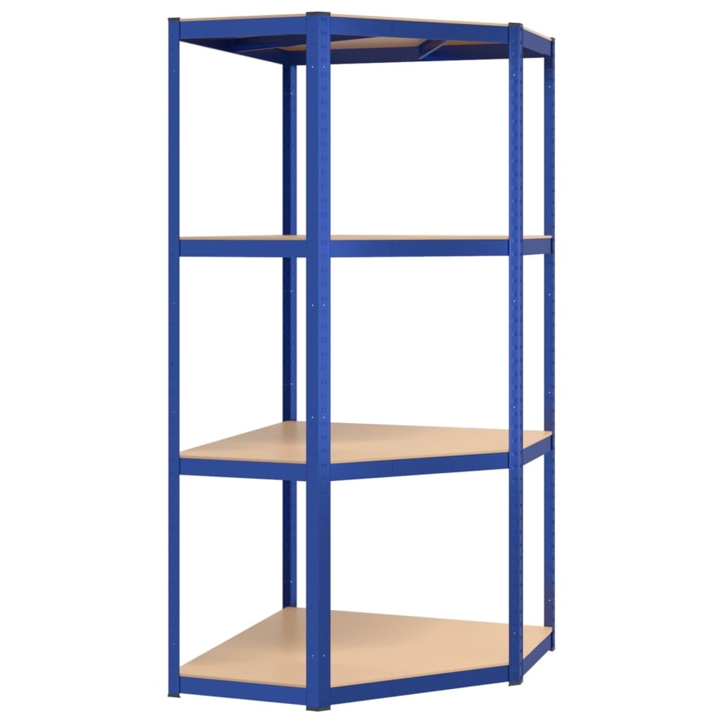 vidaXL Shelf Storage Bookshelf Shelving Unit 5-Layer Steel and ...