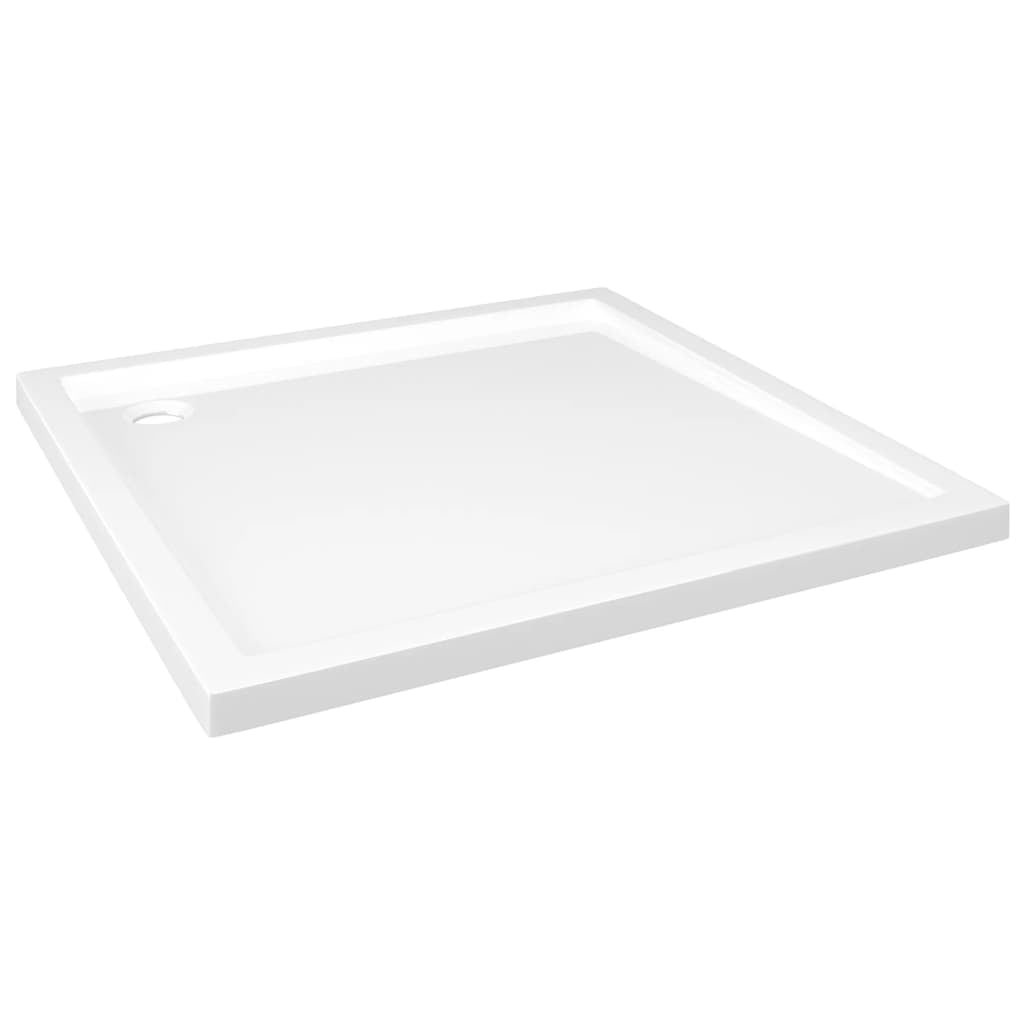 vidaXL Shower Base Pan with Center Drain Shower Tray Bath Pan ABS ...