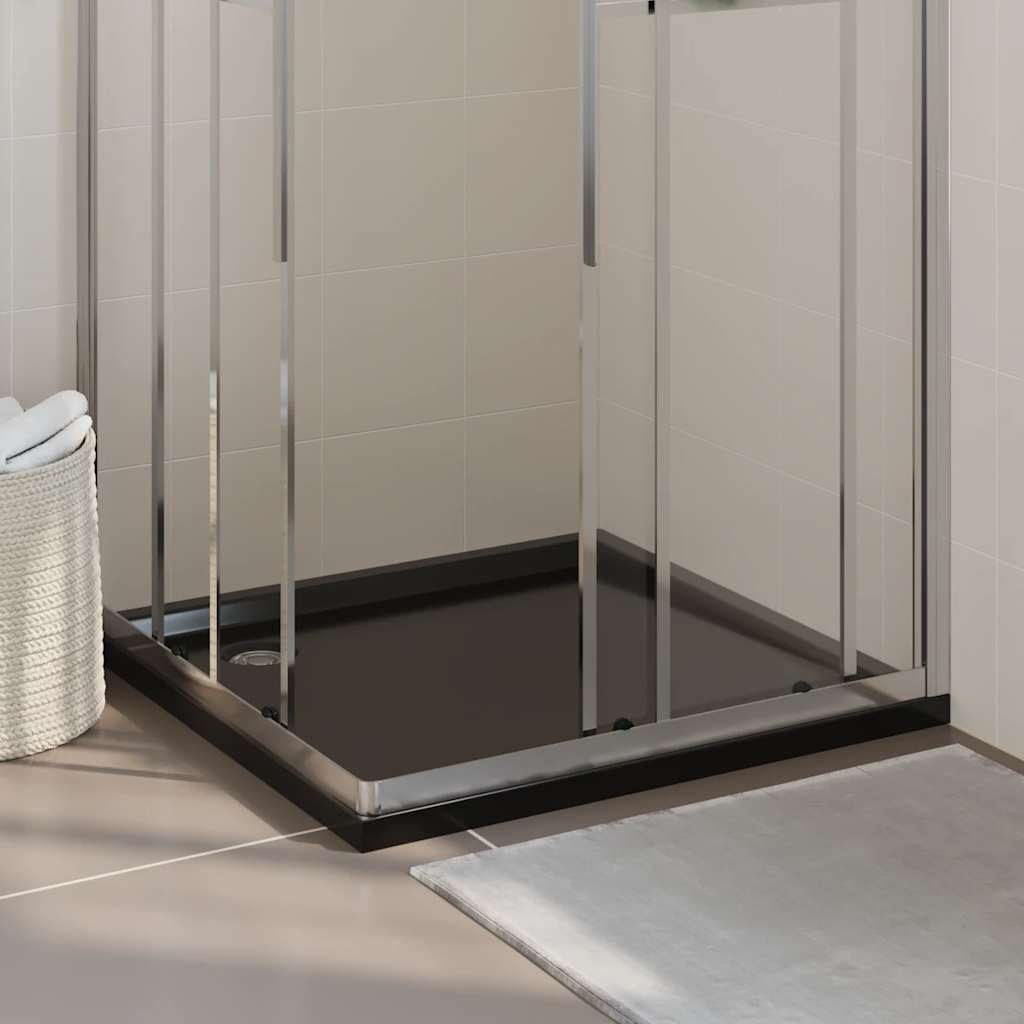 vidaXL Shower Base Pan with Center Drain Shower Tray Bath Pan ABS ...